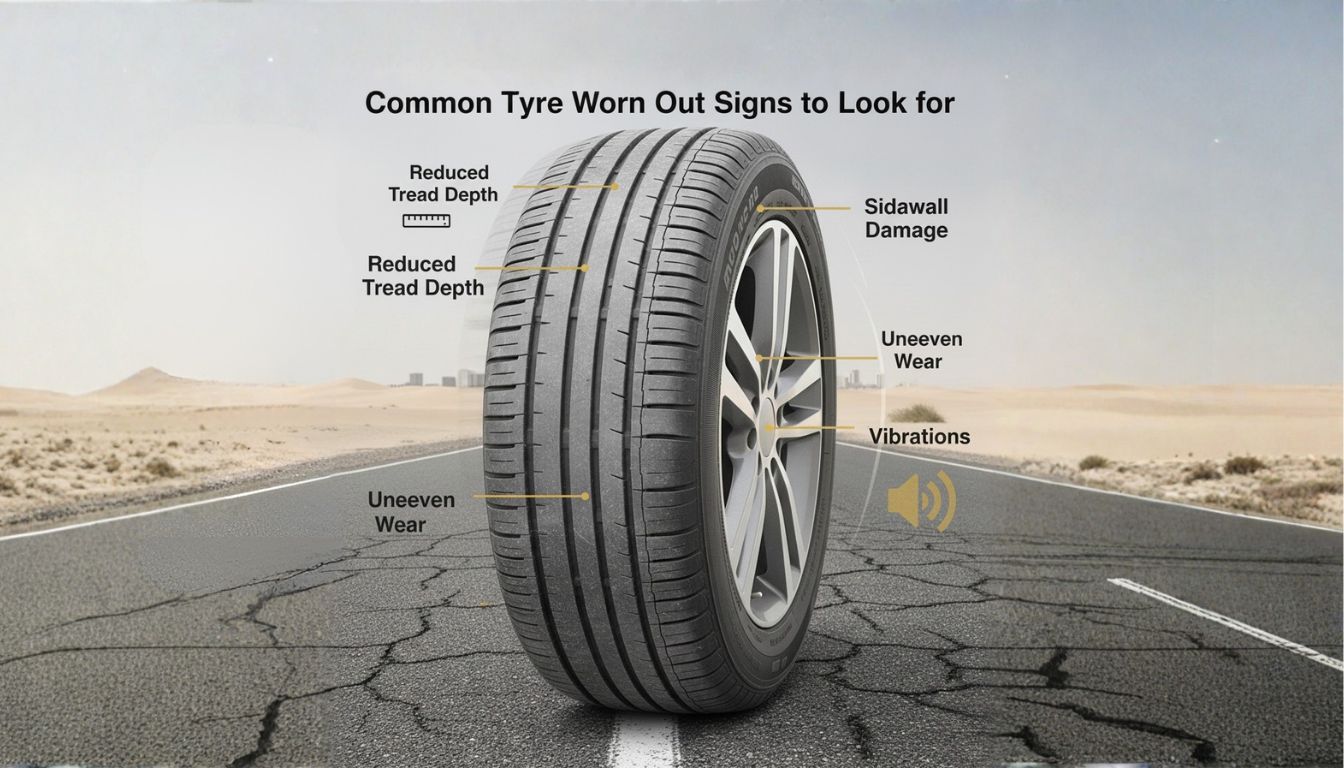Common Tyre Worn Out Signs to Look for